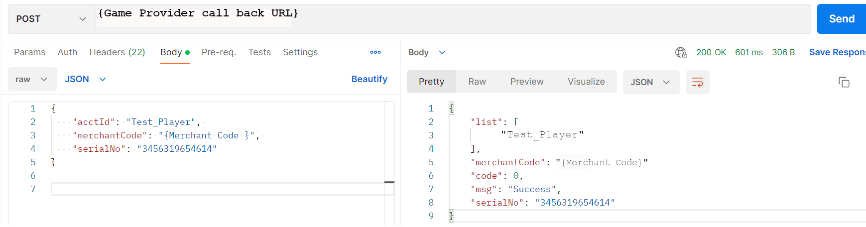 Hoyou - Integration Specification Document